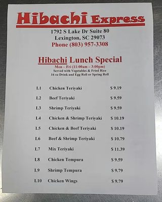 HIBACHI EXPRESS - Updated December 2025 - 10 Photos & 31 Reviews - 1792 ...
