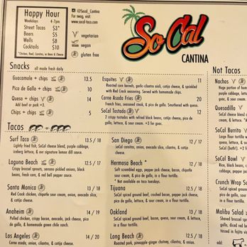 SOCAL CANTINA - Updated June 2025 - 266 Photos & 232 Reviews - 1000 S ...