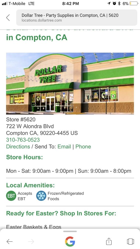 DOLLAR TREE - Updated July 2025 - 722 W Alondra Blvd, Compton ...