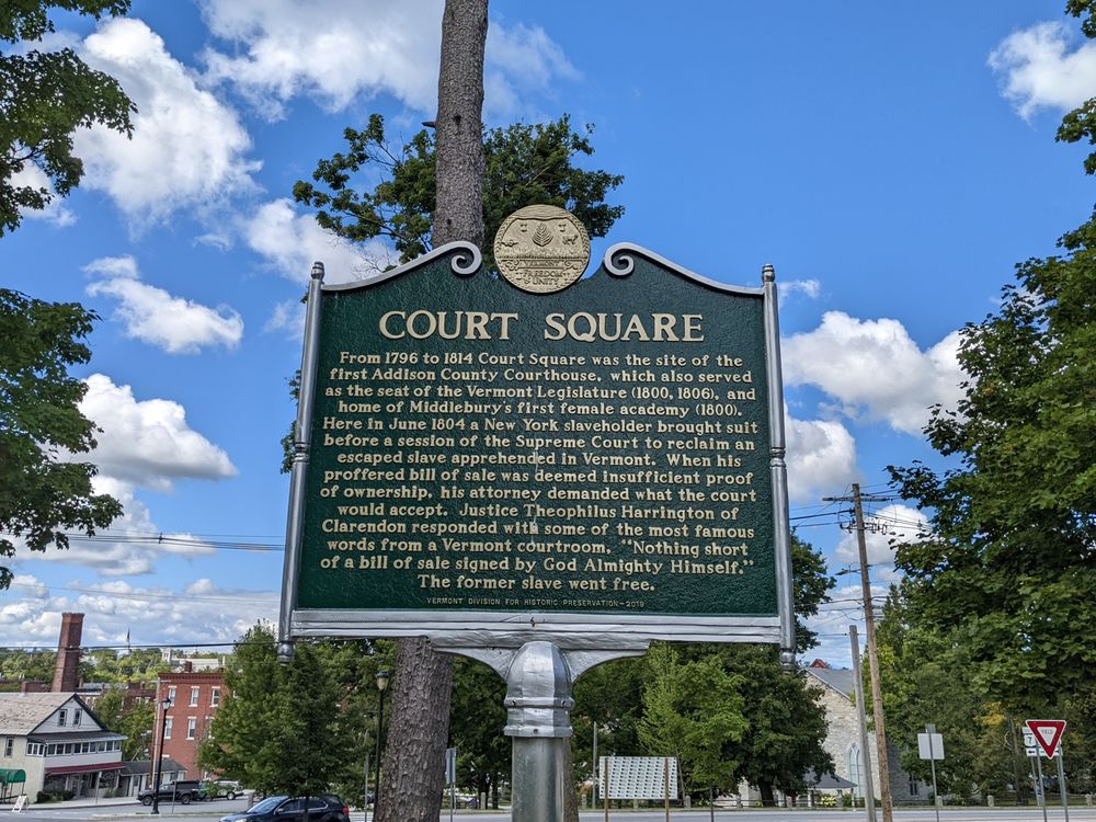 COURT SQUARE MARKER - Updated October 2025 - Middlebury, Vermont ...