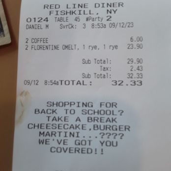 RED LINE DINER - 629 Photos & 784 Reviews - 588 Rte 9, Fishkill, New ...