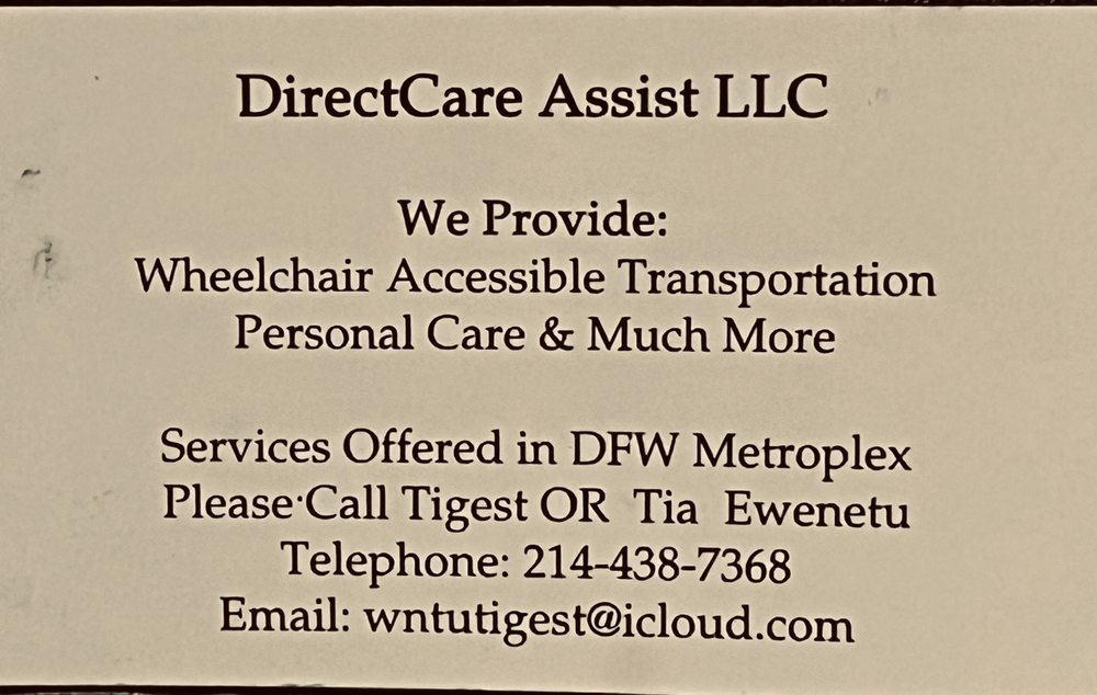 DIRECTCARE ASSIST - Dallas, Texas - Medical Transportation - Phone ...
