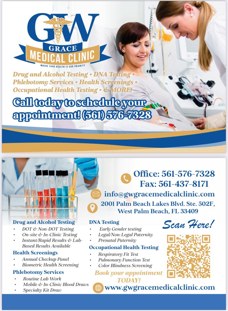 G&W GRACE MEDICAL CLINIC - Updated August 2025 - 2001 Palm Beach Lakes ...