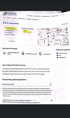R&D CERTIFIX LIVESCAN - Updated December 2025 - 4878 Compton Ave, Los ...