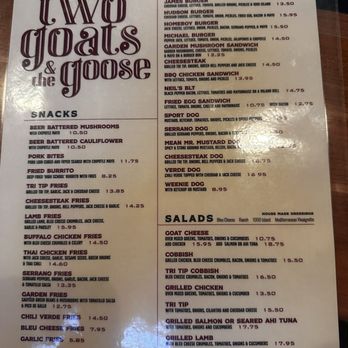 TWO GOATS & THE GOOSE - Updated May 2026 - 129 Photos & 108 Reviews ...