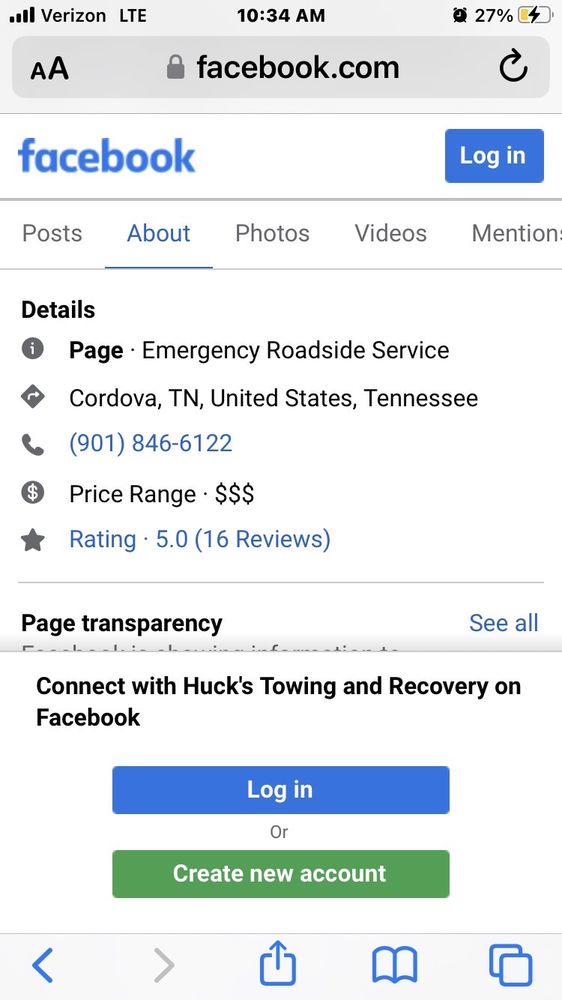 HUCK’S TOWING AND RECOVERY - Updated January 2026 - Cordova, Tennessee ...