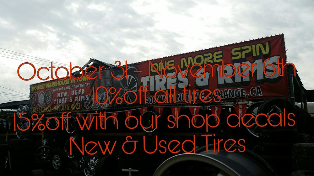 ONE MORE SPIN TIRES - Updated July 2025 - 15 Reviews - 408 W Walnut Ave ...