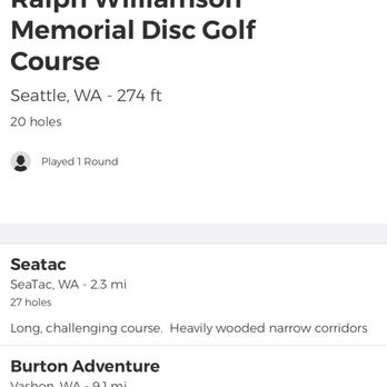 LAKEWOOD PARK DISC GOLF COURSE - Updated September 2024 - 25 Photos ...