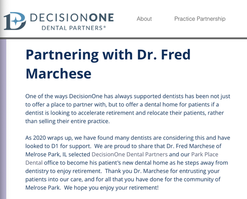 FRED J MARCHESE, DDS - Updated October 2025 - 1440 W North Ave, Melrose ...