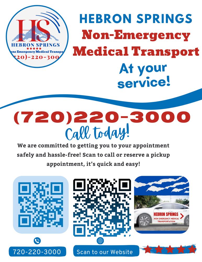 HEBRON SPRINGS NON-EMERGENCY MEDICAL TRANSPORT - Updated January 2025 ...