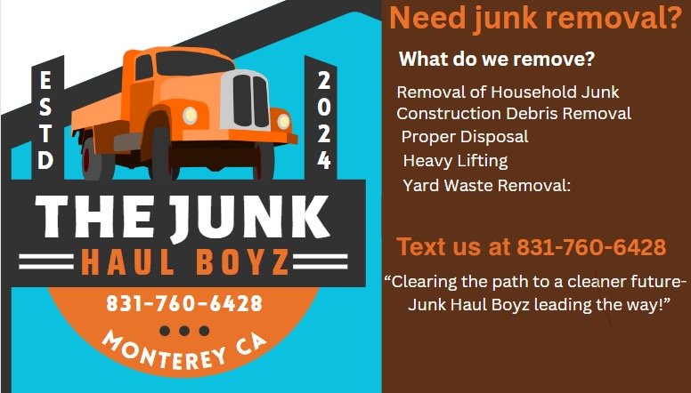 THE JUNK HAUL BOYS - Request a Quote - Monterey, California - Junk ...