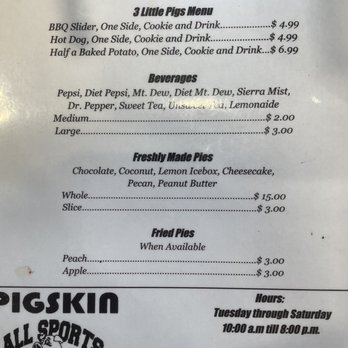 PIGSKIN ALL SPORTS BBQ - Updated December 2025 - 10 Photos & 13 Reviews ...