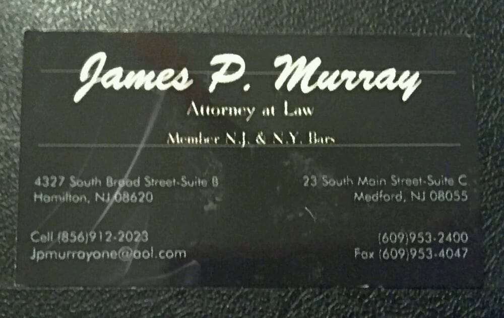 JAMES P MURRAY ESQ - Updated December 2025 - Medford, New Jersey ...