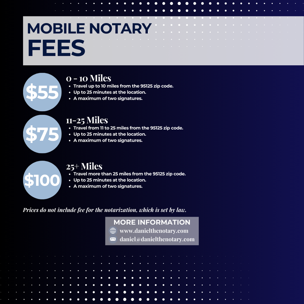 DANIEL THE NOTARY - Updated January 2025 - San Jose, California ...