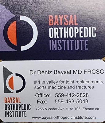 BAYSAL ORTHOPEDIC INSTITUTE - Updated September 2025 - 7255 N Cedar Ave ...
