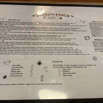 UNION AND FINCH - Updated December 2024 - 513 Photos & 722 Reviews ...