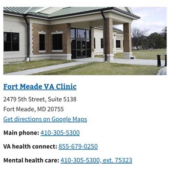 FORT MEADE VA CLINIC - Updated September 2025 - 2479 5th St, Fort Meade ...