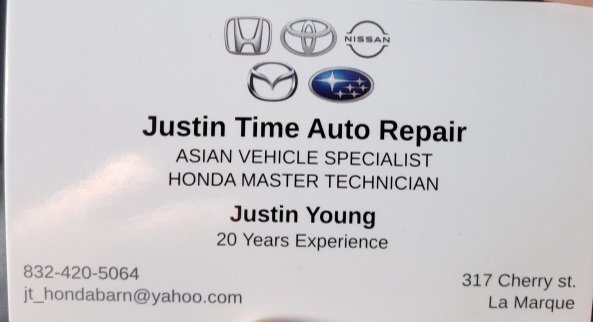 JUSTIN TIME AUTO REPAIR - Updated September 2025 - La Marque, Texas ...