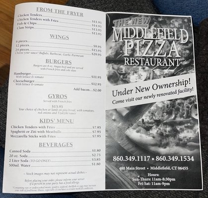 MIDDLEFIELD PIZZA AND RESTAURANT - Updated April 2024 - 29 Photos & 20 ...