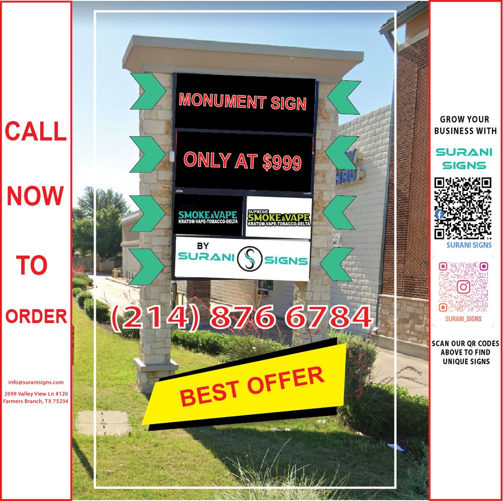 SURANI SIGNS - Updated August 2025 - Request Consultation - 120 Valley ...