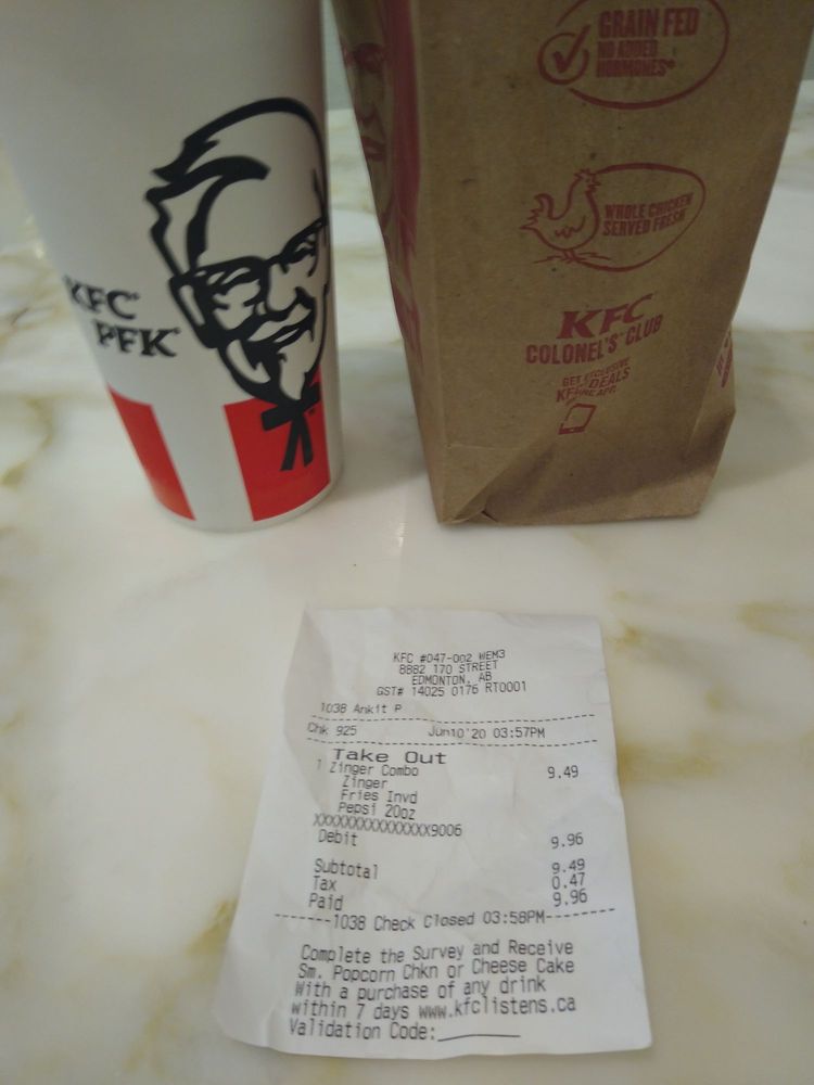 KFC - 8770 - 170 Street NW, Edmonton, Alberta, Canada - Fast Food ...
