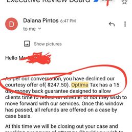 Optima Tax Relief Reviews | Read Customer Service Reviews of optimataxrelief.com