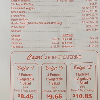 CAPRIS PIZZA - Updated June 2025 - 23 Photos & 90 Reviews - 1722 ...