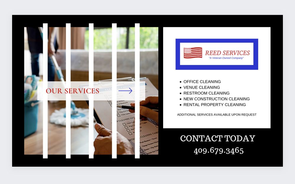 REED SERVICES - Request a Quote - Orange, Texas - Office Cleaning - Phone Number - Yelp