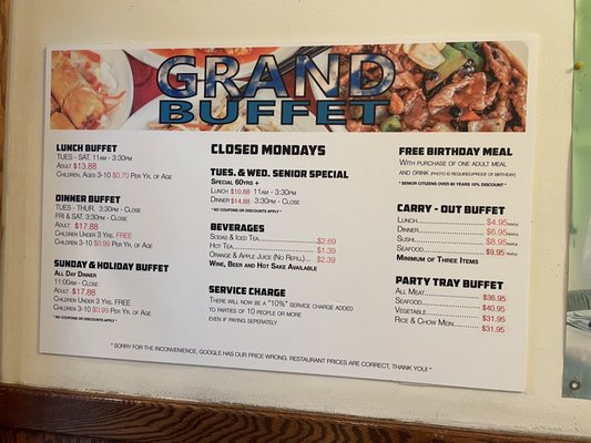 Grand Buffet - Trusted Since 1998 - Updated July 2025 - 131 Photos ...