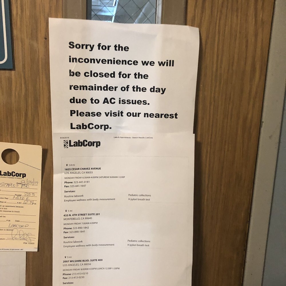 Labcorp Locations Los Angeles at Joanna Swanner blog