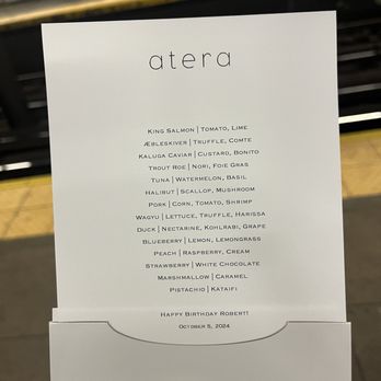 ATERA - Updated July 2025 - 2349 Photos & 375 Reviews - 77 Worth St ...