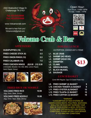 VOLCANO CRAB & BAR - Updated November 2024 - 94 Photos & 66 Reviews ...