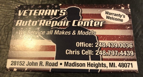 VETERANS AUTO REPAIR CENTER - 19 Reviews - 1222 E 11 Mile Rd, Madison ...