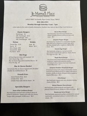 JO MAMAS PLACE - Updated October 2024 - 10 Photos & 15 Reviews - 10915 ...