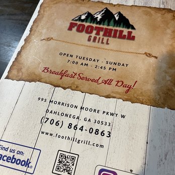 FOOTHILL GRILL - Updated September 2025 - 145 Photos & 198 Reviews ...