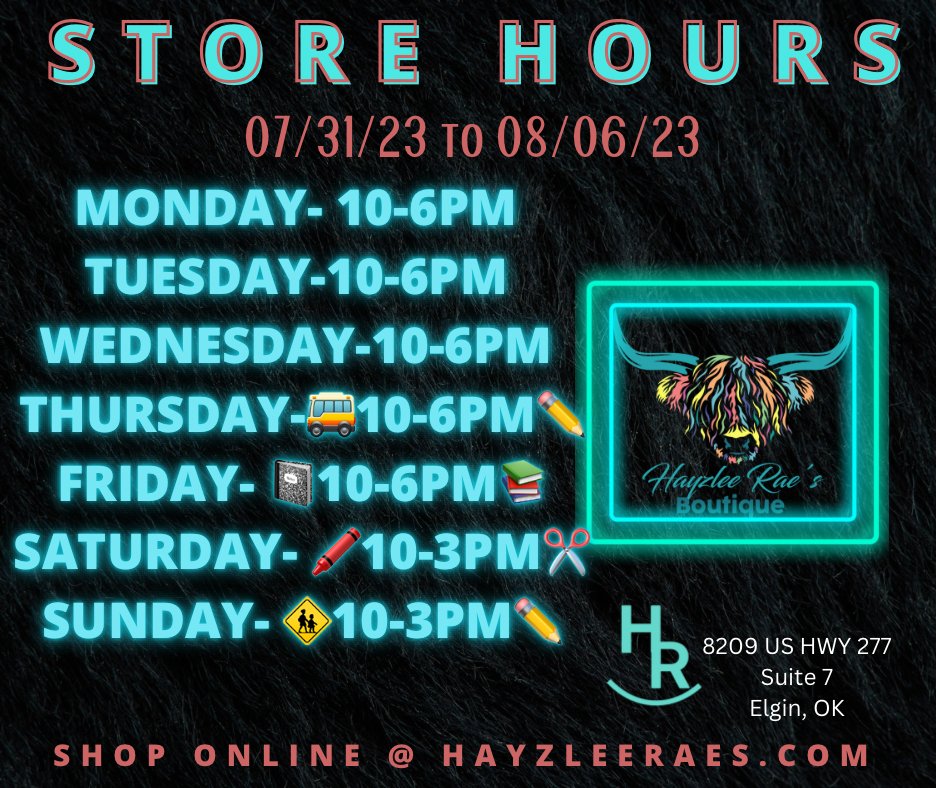 HAYZLEE RAE’S - Updated October 2024 - 8209 US Hwy 277, Elgin, Oklahoma ...