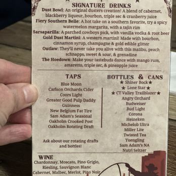 TRAIL DUSTERS TAP AND TABLE - Updated September 2025 - 25 Photos & 19 ...