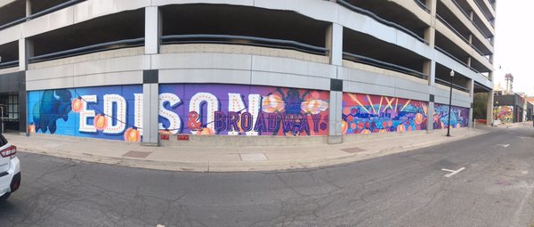 EDISON & BROADWAY MURAL - S Edison St & E Broadway, Salt Lake City, UT ...