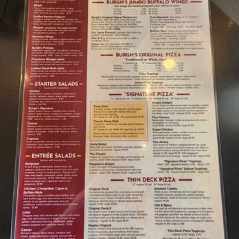 BURGH’S PIZZA & WING PUB - Updated December 2025 - 200 Photos & 293 ...