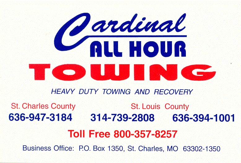 CARDINAL TOWING - Updated December 2025 - 3991 Elm Point Rd St, Charles ...