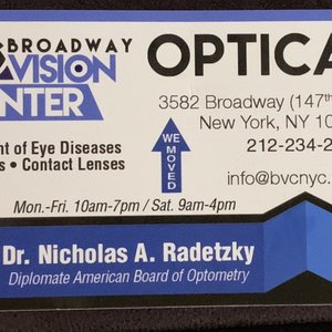 BROADWAY VISION CENTER - 14 Photos & 41 Reviews - 3582 Broadway, New ...