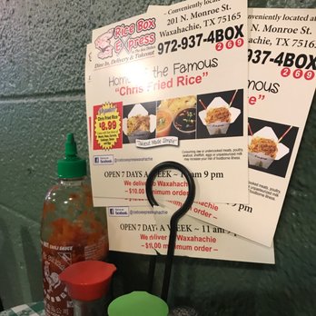 RICE BOX WAXAHACHIE - Updated April 2025 - 30 Photos & 88 Reviews - 508 ...