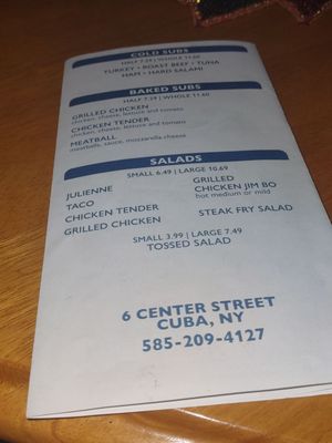 CENTER STREET PIZZA - Updated January 2026 - 6 Ctr St, Cuba, New York ...