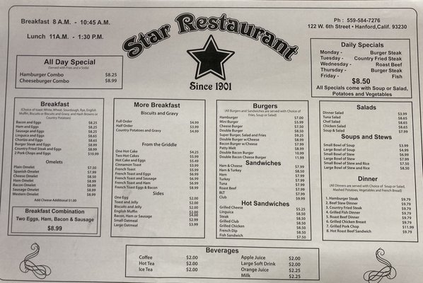 STAR RESTAURANT - 35 Photos & 66 Reviews - 122 W 6th St, Hanford ...