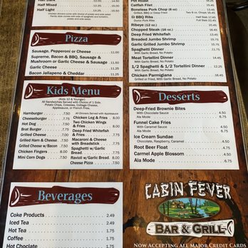 CABIN FEVER BAR & GRILL - Updated December 2025 - 115 Photos & 101 ...
