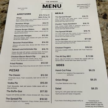 THE SPREAD BAR AND GRILL - Updated October 2025 - 23 Photos & 11 ...