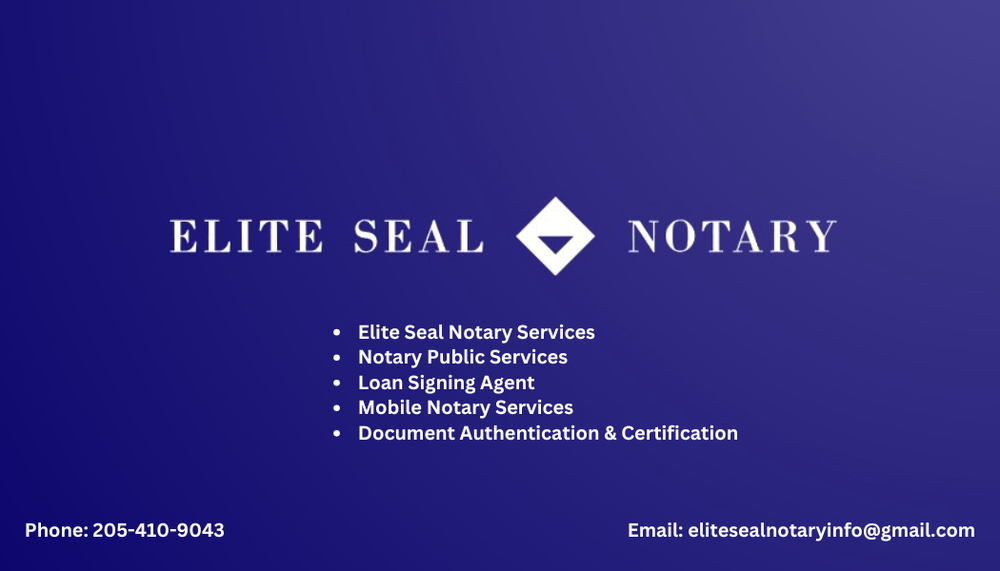 ELITE SEAL NOTARY - Updated July 2025 - Request a Quote - Madison ...