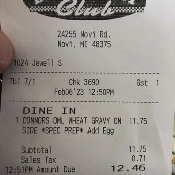 THE BREAKFAST CLUB NOVI - Updated August 2024 - 94 Photos & 113 Reviews ...