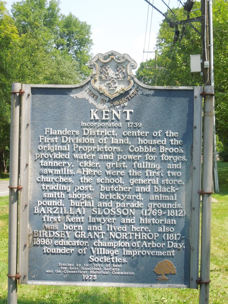 KENT HISTORICAL MARKER - 10 Studio Hill Rd, Kent, Connecticut ...