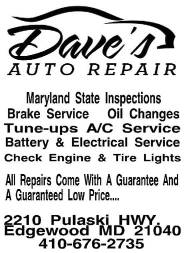 DAVE’S AUTO REPAIR - Updated September 2024 - 2210 Pulaski Hwy ...